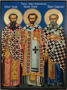 Synaxis of The Three Hierarchs: Basil the Great, Gregory the Theologian ...